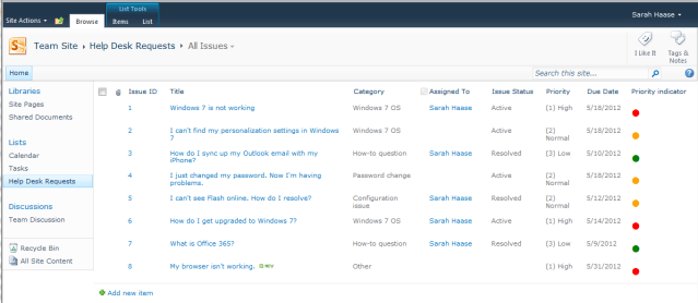 Using calculated columns to add color coding to your SharePoint lists ...