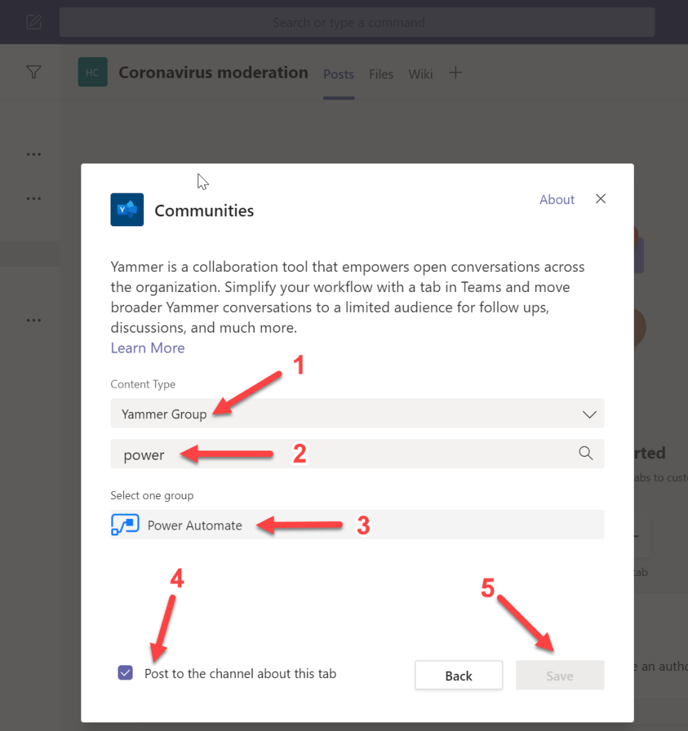 Integrating Yammer communities in Microsoft Teams | Sarah Haase