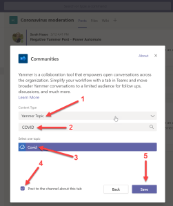 Integrating Yammer communities in Microsoft Teams | Sarah Haase